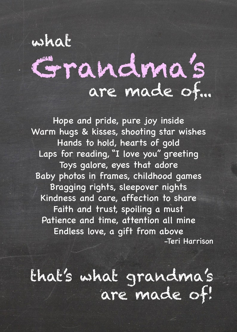 What Grandma's Are Made Of - Etsy