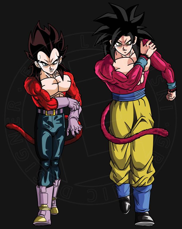DBGT SS4 Sticker 2-pack - Etsy