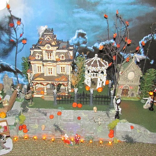 Halloween Village Display Base | Etsy