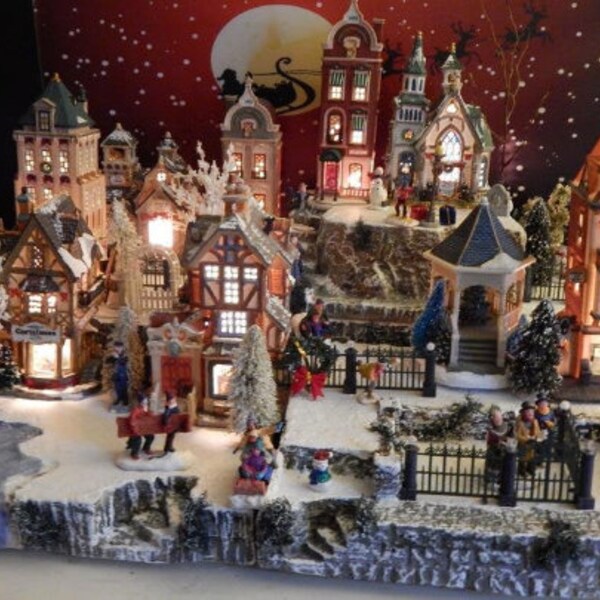 Christmas Village Display Platform - Etsy