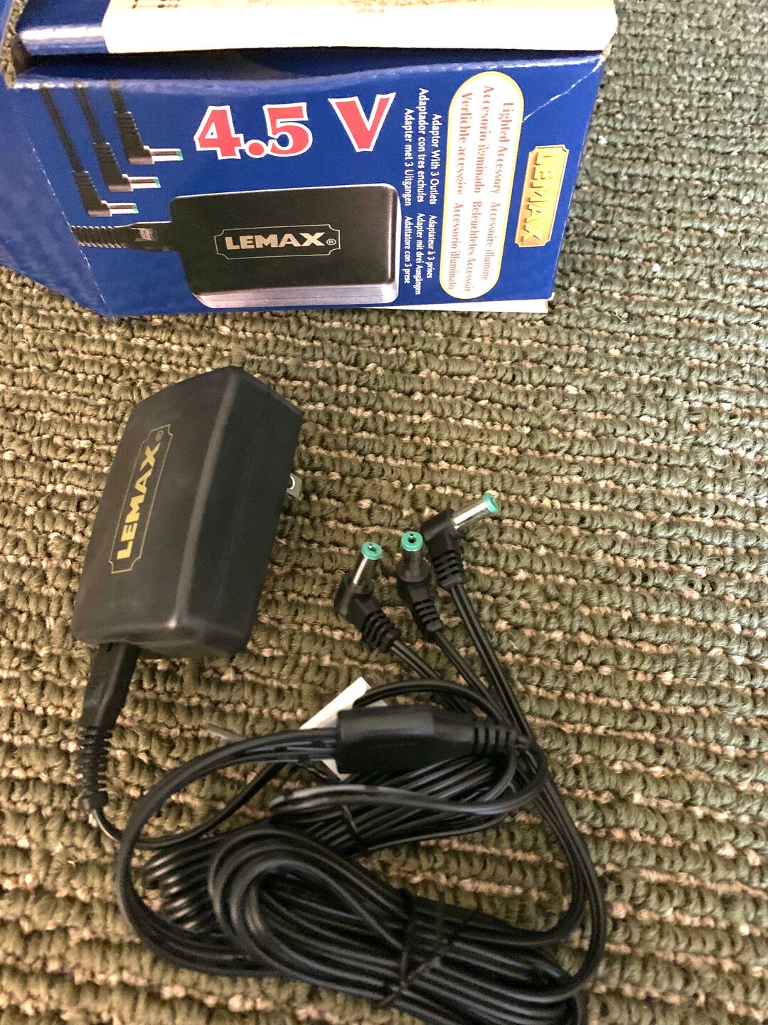 Electric ADAPTER 3 Plug, for Display Mini LIGHTS & More, for Dept 56 ...