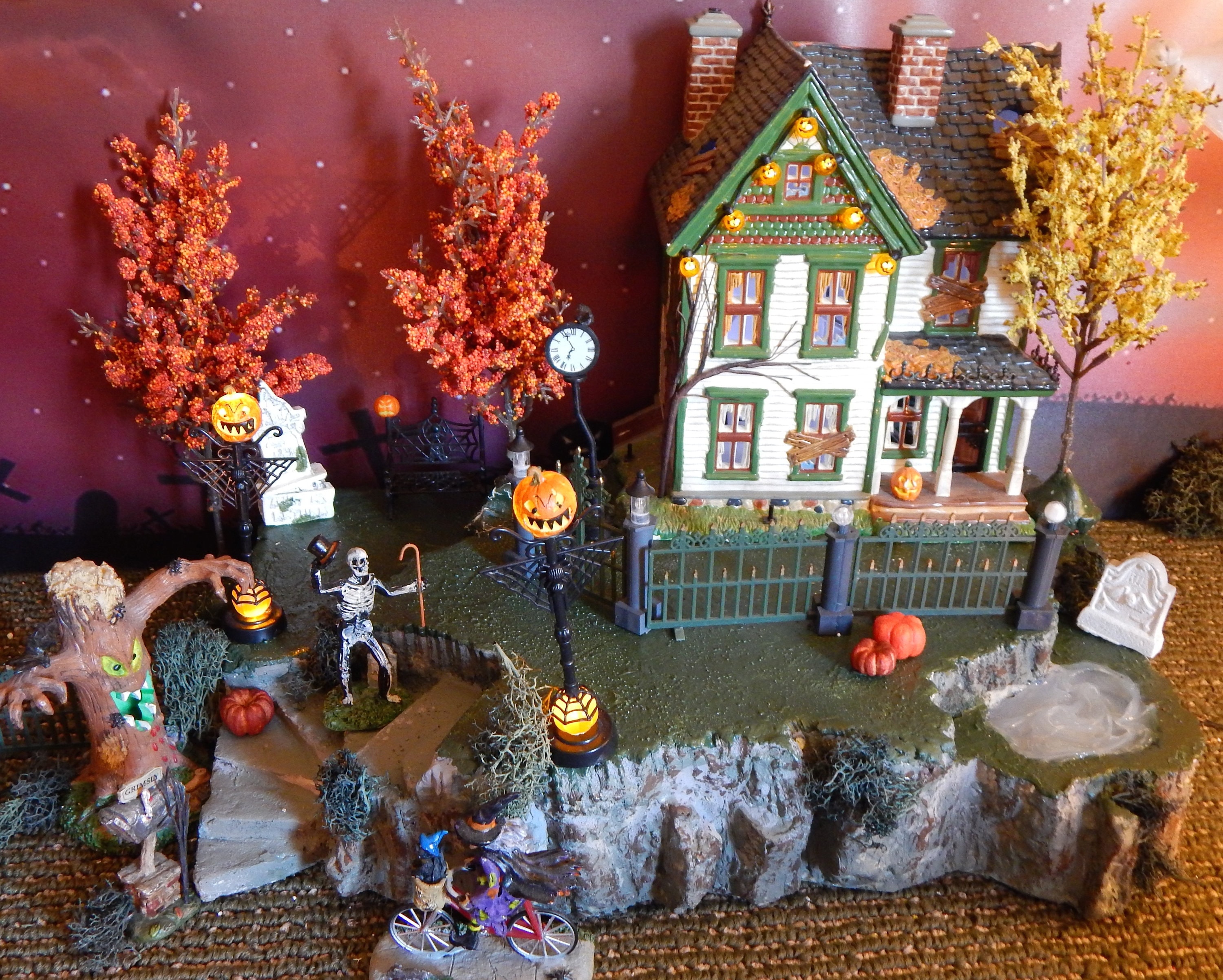 Halloween DISPLAY Base VILLAGE for Dept 56 Platform - Etsy