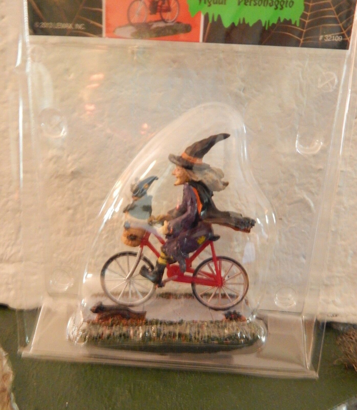 Halloween WITCH Riding BIKE Wizard of Oz Dept 56 Lemax - Etsy