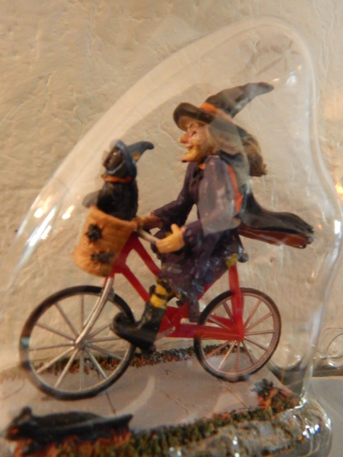 Halloween WITCH Riding BIKE Wizard of Oz Dept 56 Lemax - Etsy