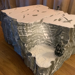 HUGE mega Series Christmas SNOWY CAVE or Nativity Angel Platform ...