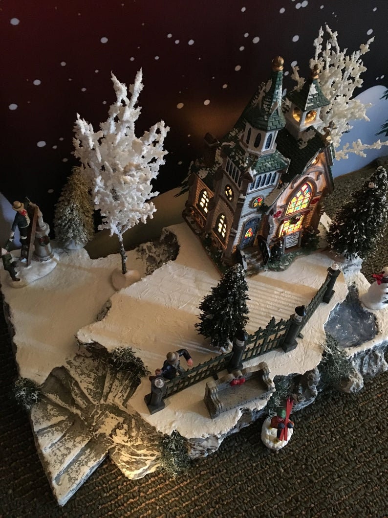 Halloween DISPLAY Base VILLAGE for Dept 56 Platform - Etsy