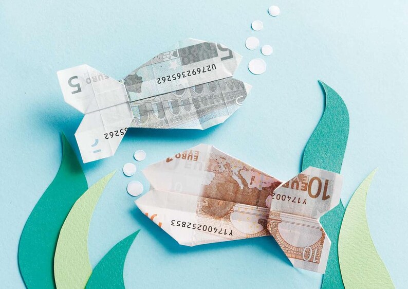 Origami Faltanleitung Fisch Version 2 (**) - Etsy