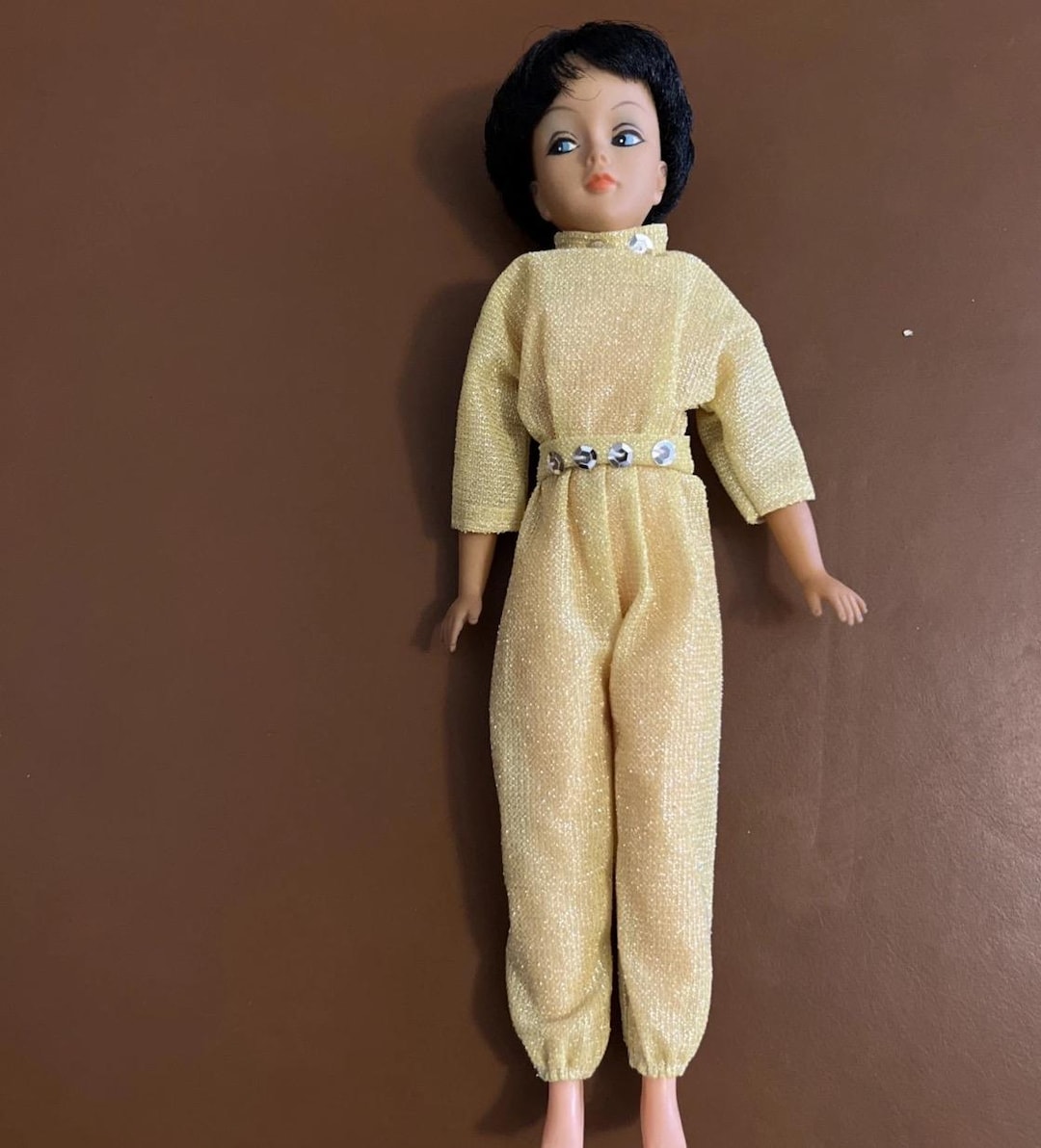 Rare Vintage Tina Cassini Doll in Barbie Clothing 1960s Black Hair Hard ...