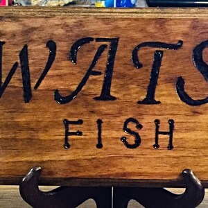 Fishing Sign, Wooden Custom Sign, Wooden Decor, Wooden Fish Camp Sign ...