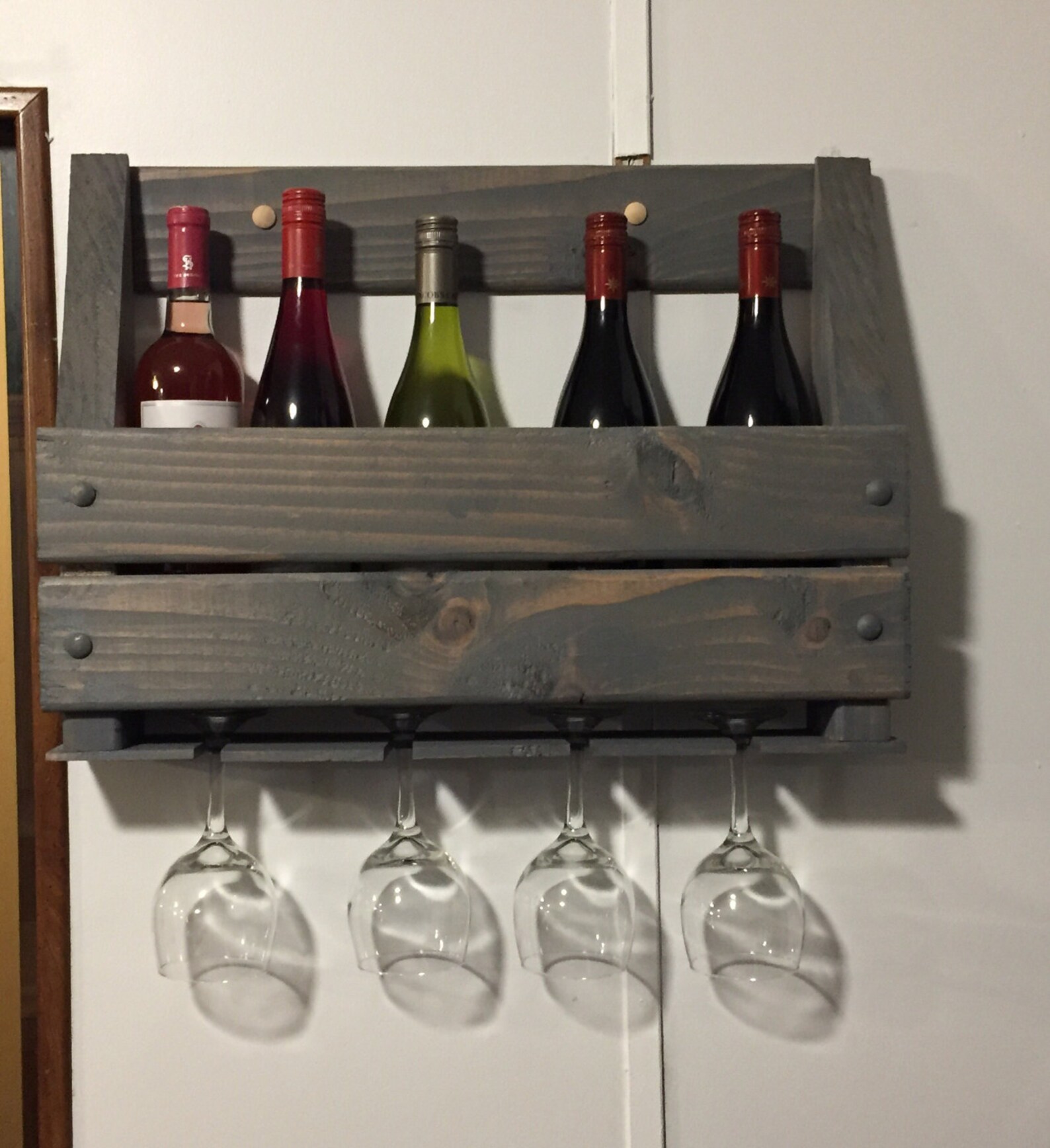 Rustic Wood Decor, Rustic Wooden Decor, Rustic Wine Decor, Rustic ...