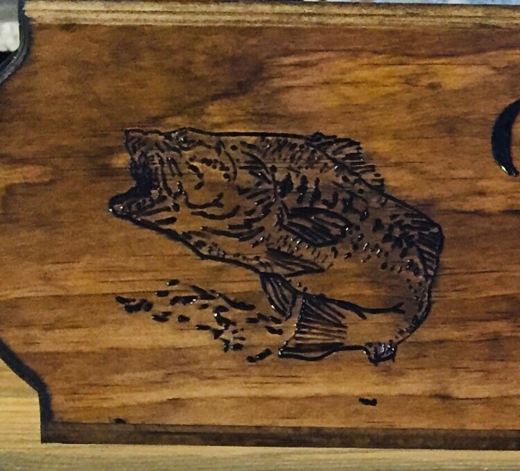 Fishing Sign Wooden Custom Sign Wooden Decor Wooden Fish | Etsy