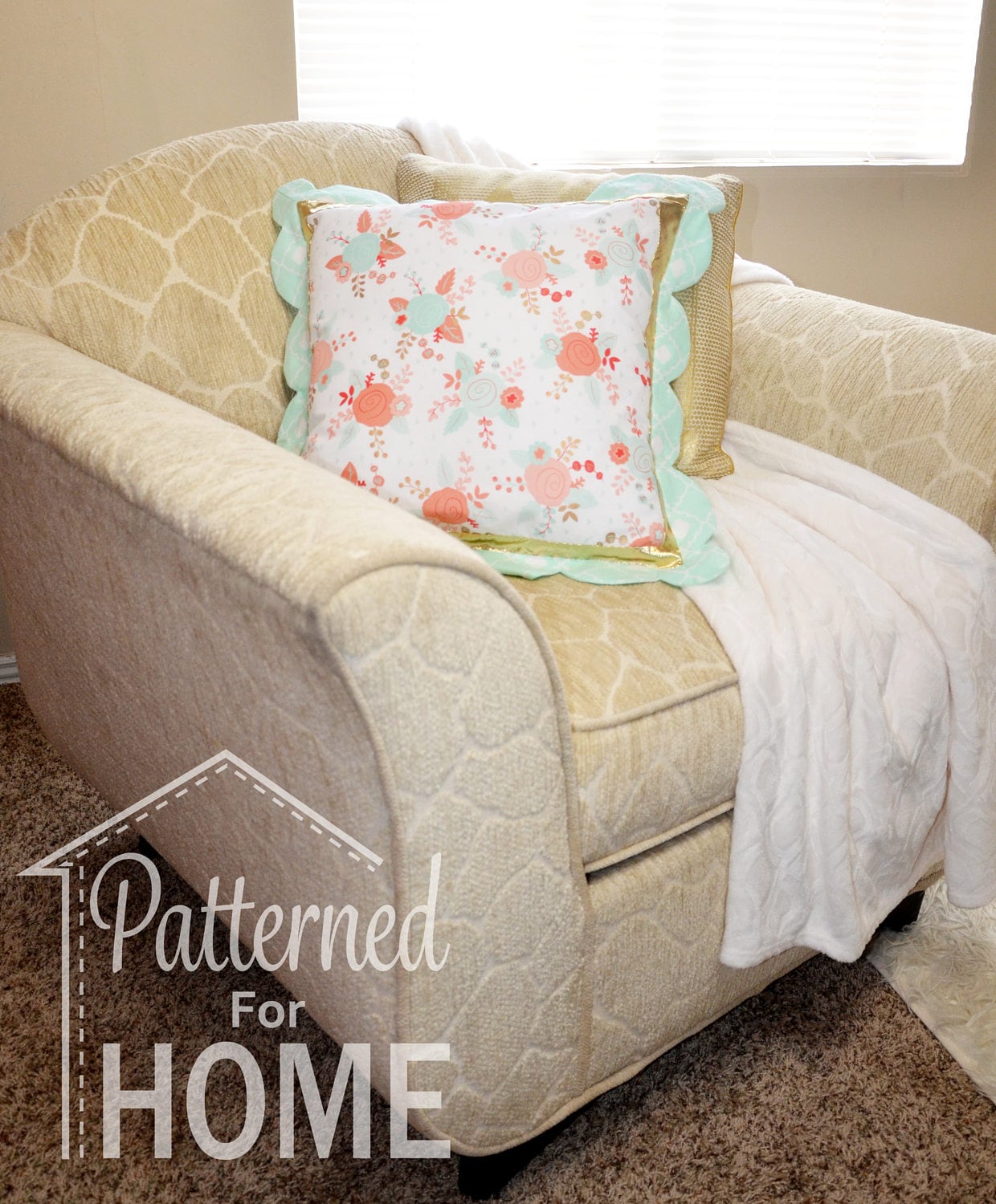 Scalloped Throw Pillow Pattern- PDF- With FREE Video Tutorial - Etsy