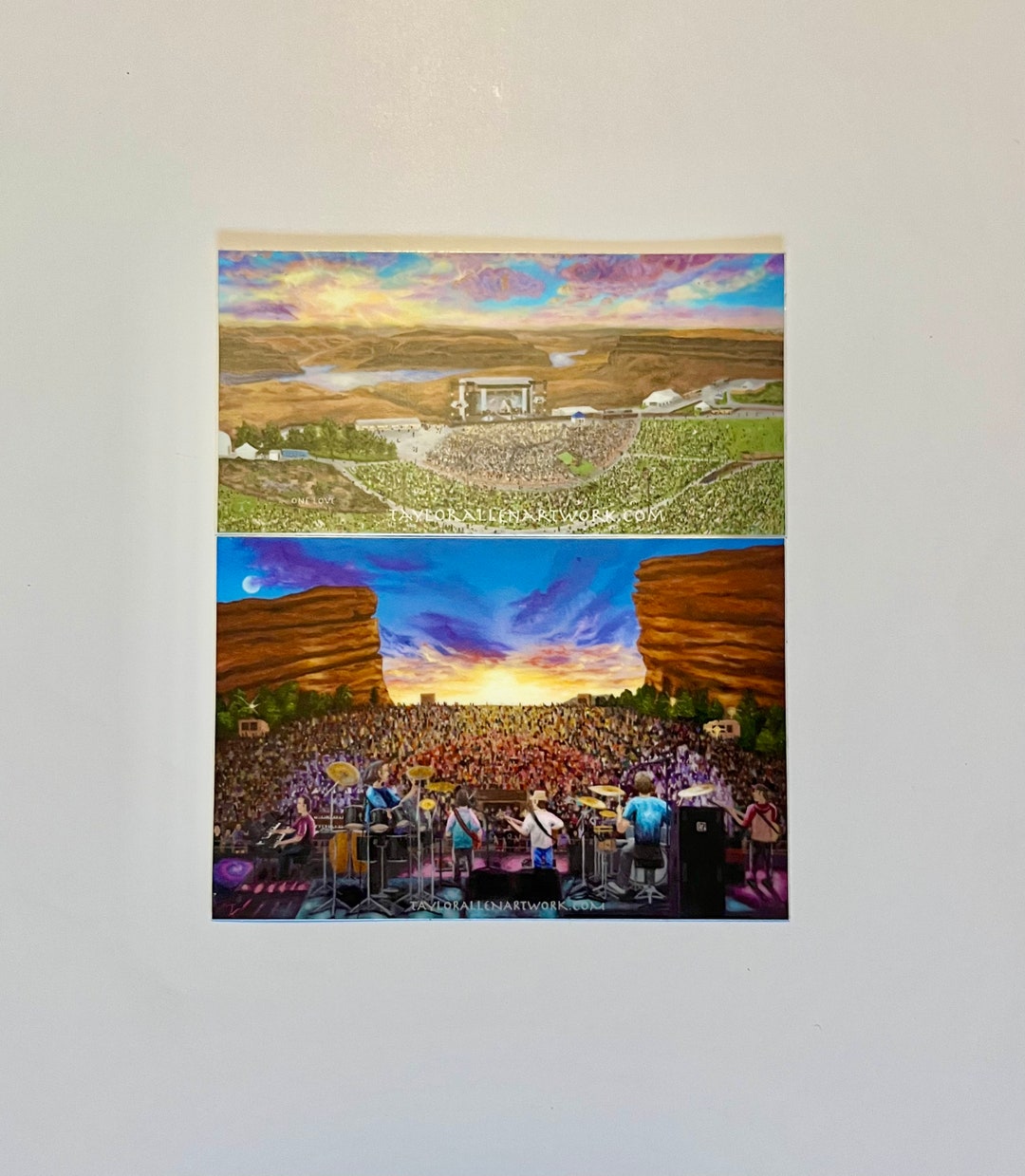 The Gorge & Red Rocks Amphitheatre Sticker Pack - Etsy