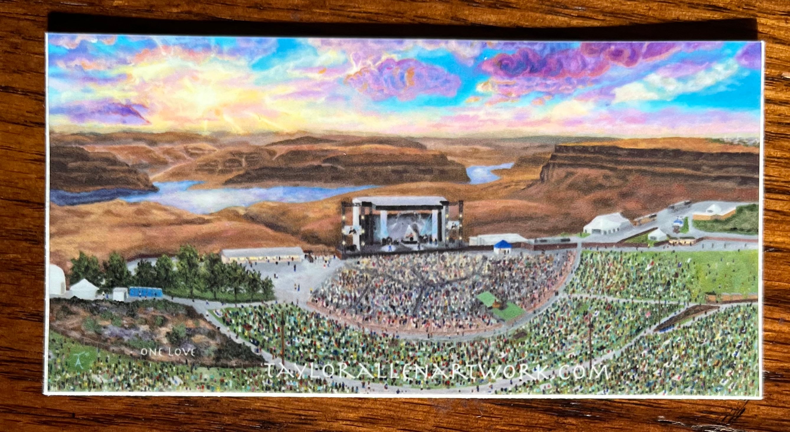 The Gorge & Red Rocks Amphitheatre Sticker Pack - Etsy
