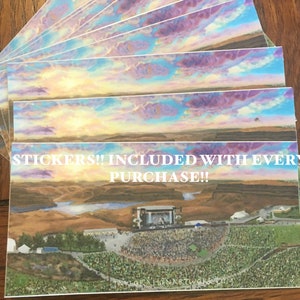 The Gorge Amphitheatre Fine Art Print - Etsy