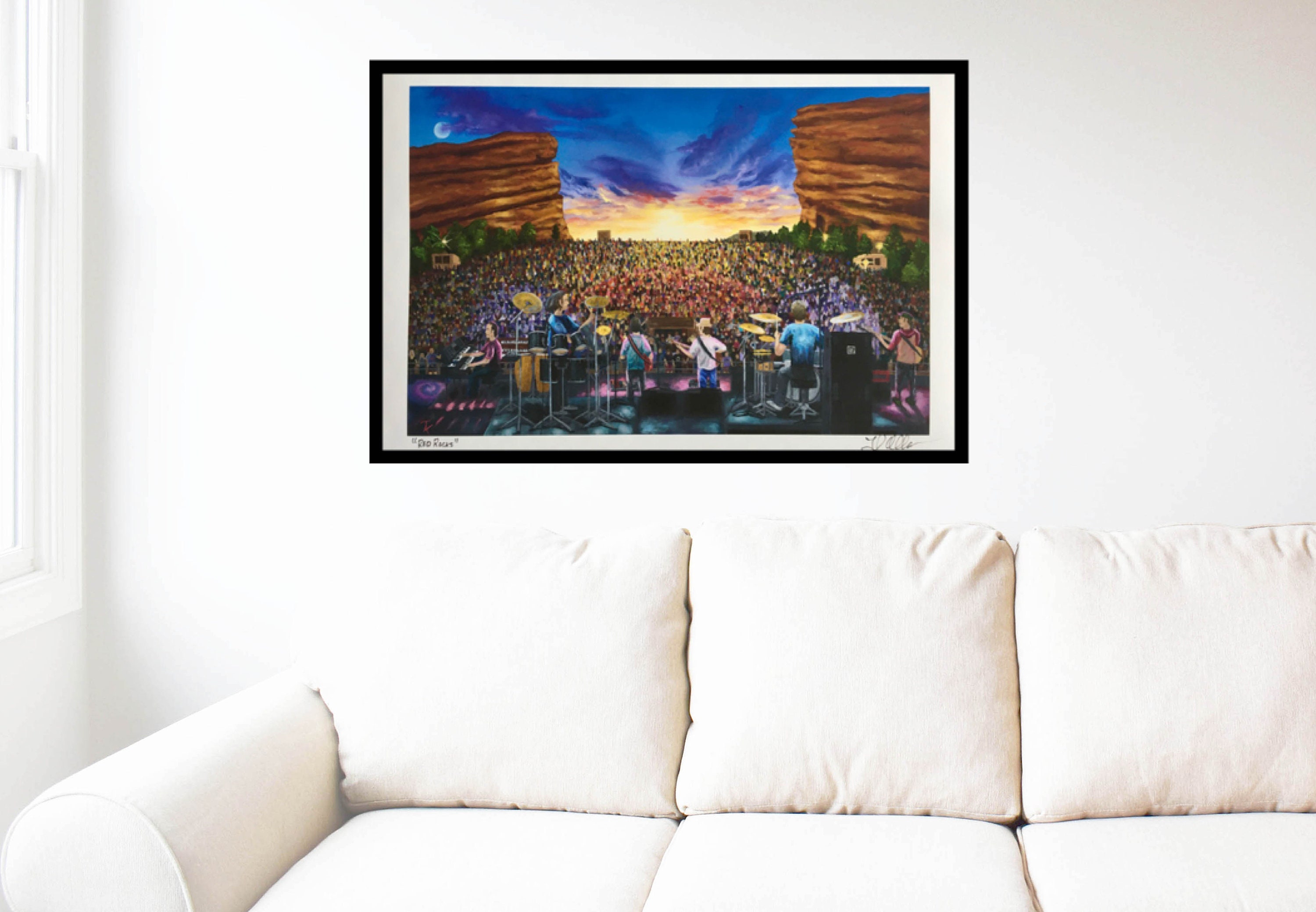 Red Rocks Amphitheater Fine Art Print | Etsy