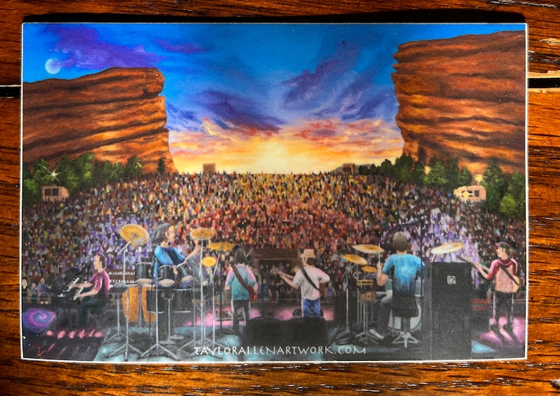 The Gorge & Red Rocks Amphitheatre Sticker Pack - Etsy