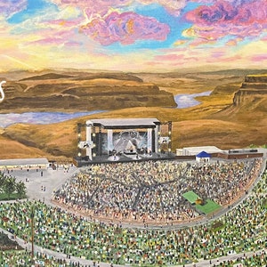 The Gorge Amphitheatre Fine Art Print - Etsy