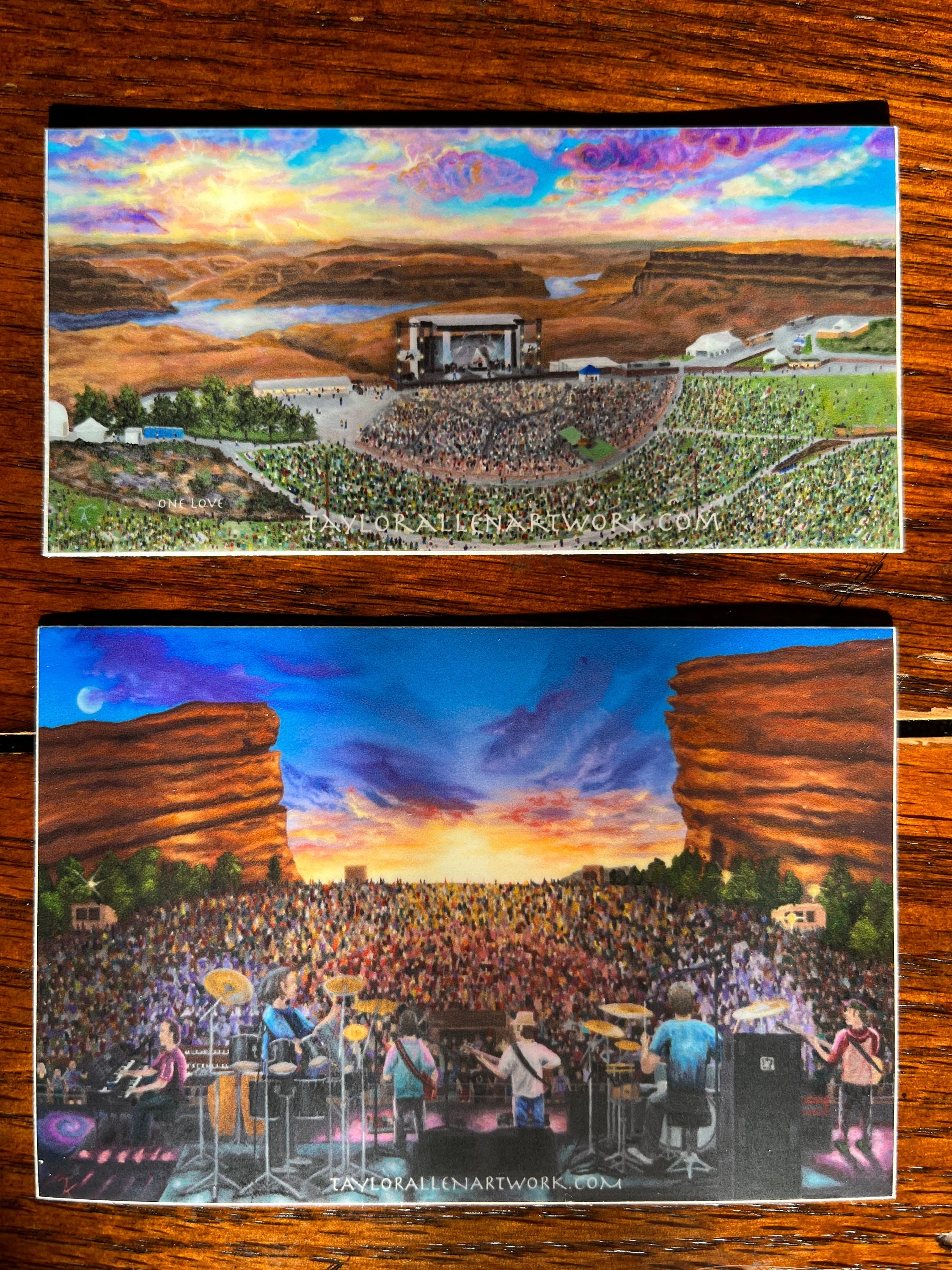 The Gorge & Red Rocks Amphitheatre Sticker Pack - Etsy