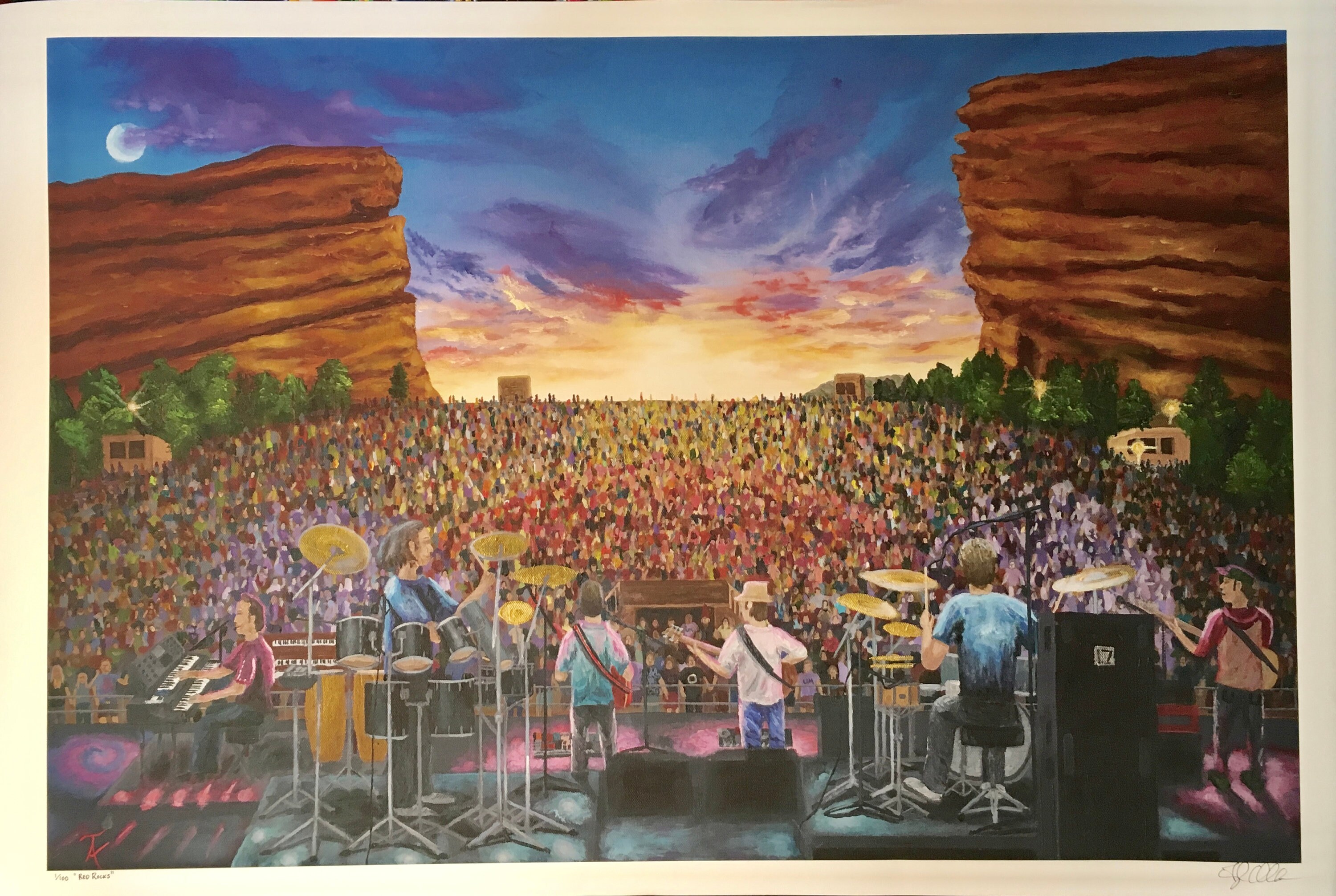 Red Rocks Amphitheater Fine Art Print | Etsy