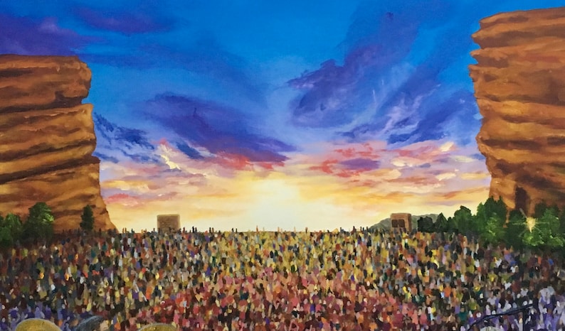 Red Rocks Amphitheater Fine Art Print - Etsy