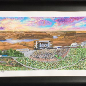 The Gorge Amphitheatre Fine Art Print - Etsy