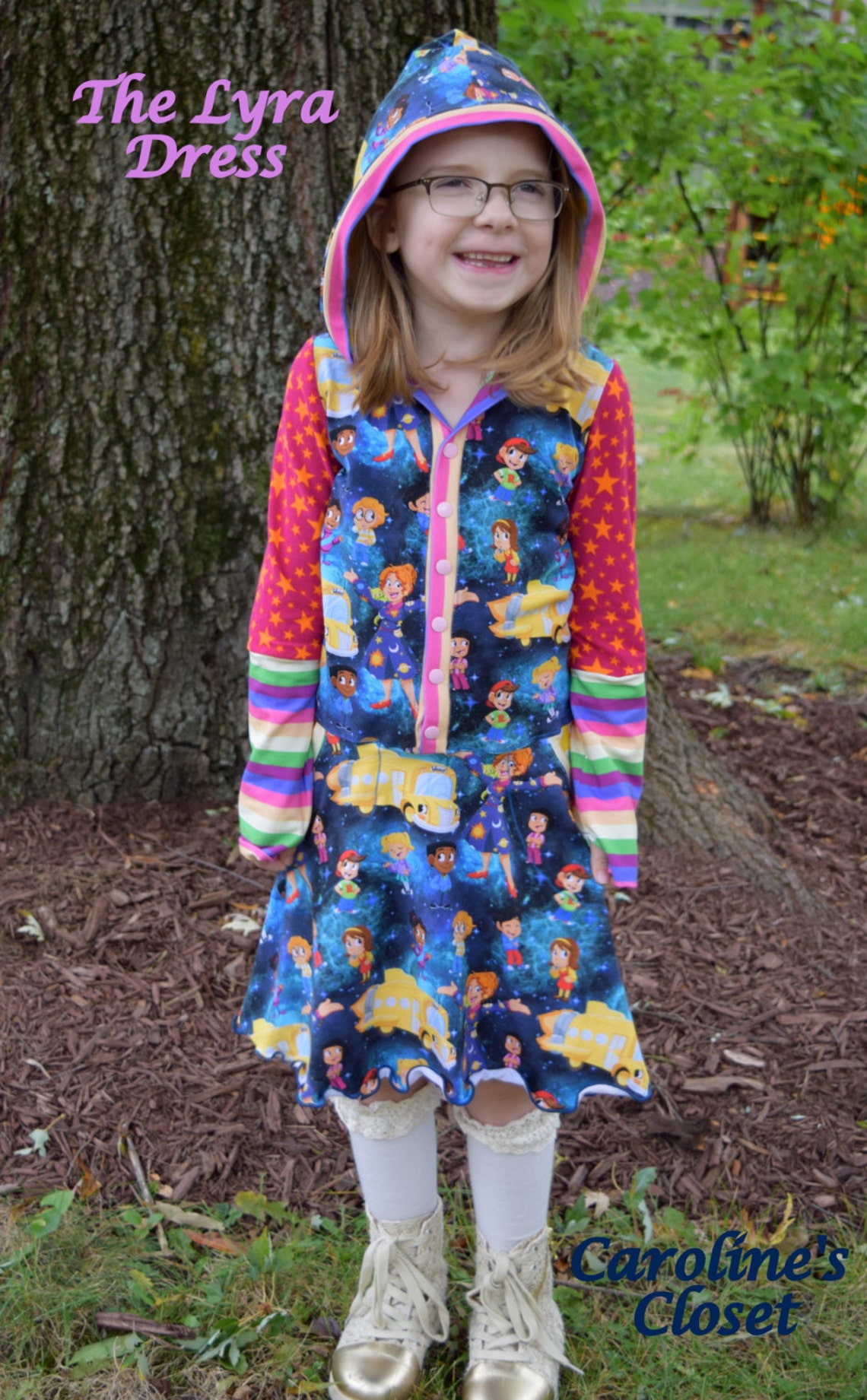 Lyra Hooded Dress PDF Pattern - Etsy Canada