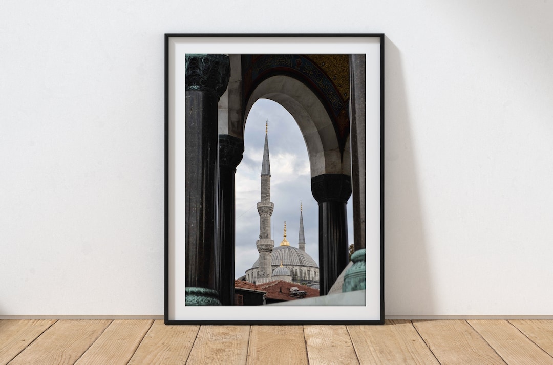 Blue Mosque Print: Istanbul Architectural Wall Art - Etsy