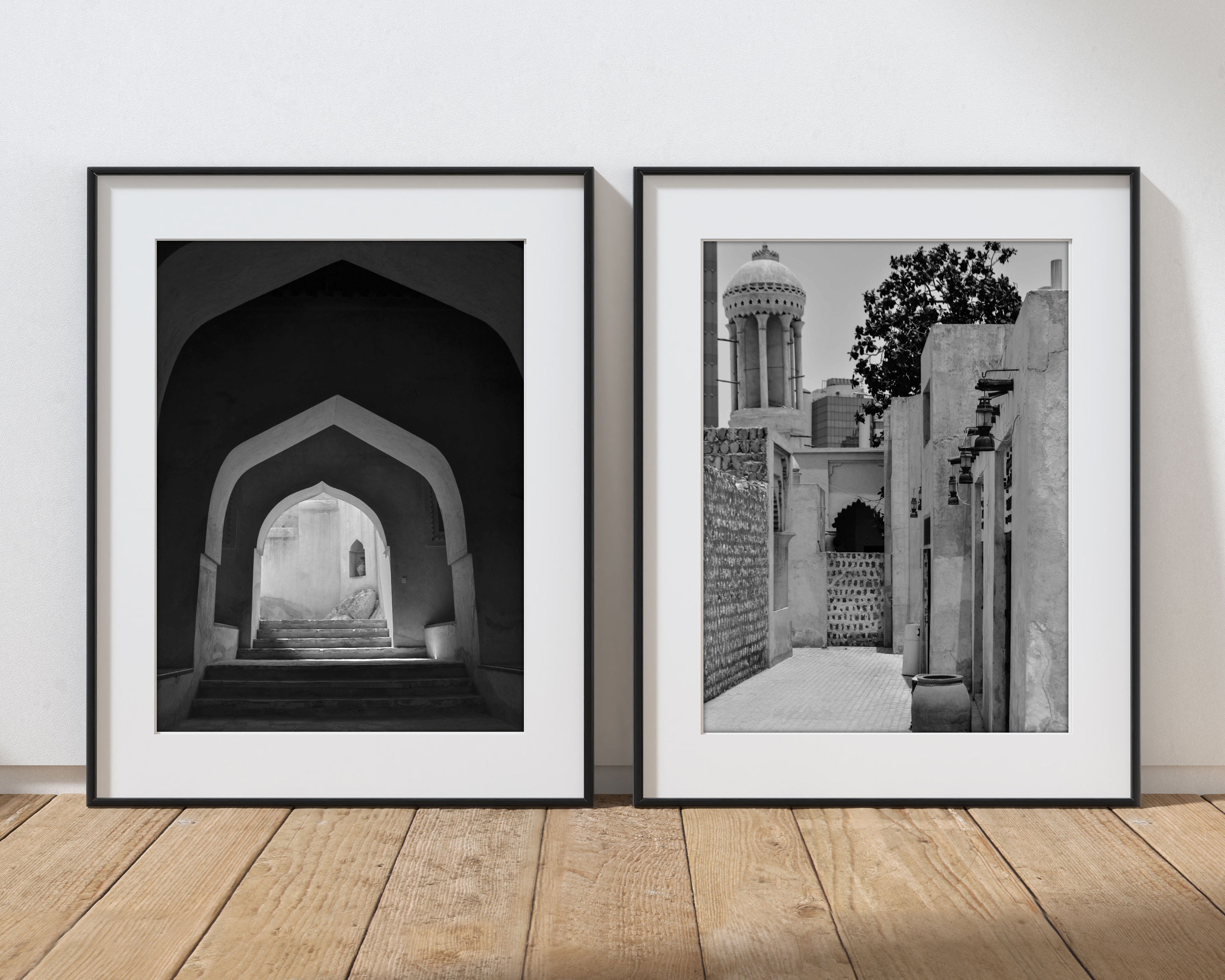 Black and White Architectural Photography, Oman Wall Art, Middle East ...