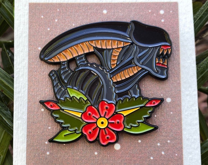 Xenomorph Alien Enamel Pin - Etsy