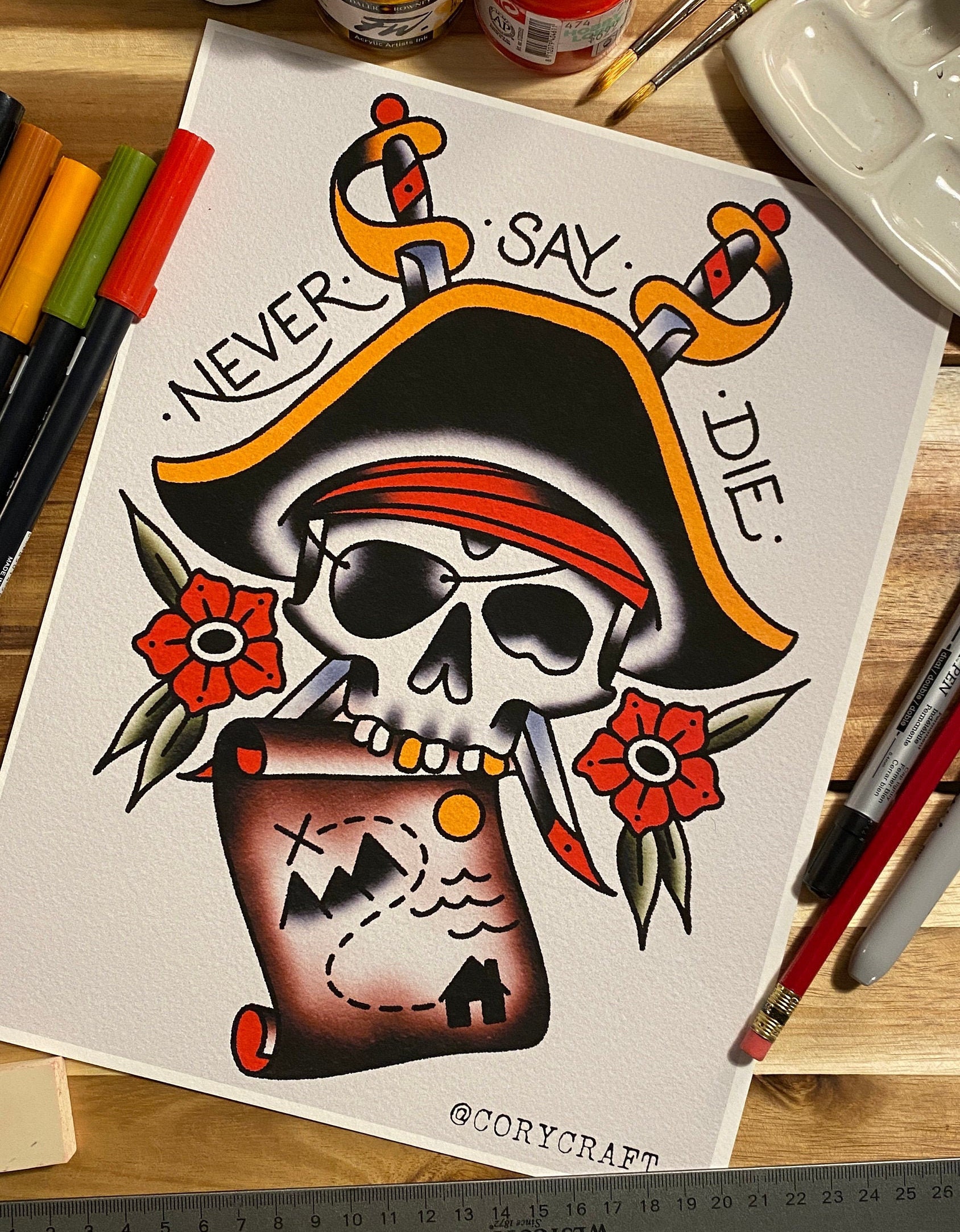 Goonies Skull Tattoo