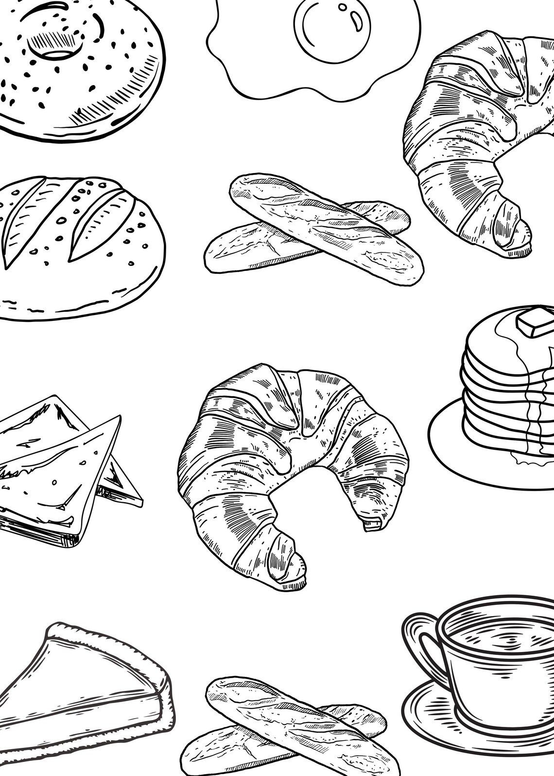 Breakfast Club Canva Menu Template - Etsy