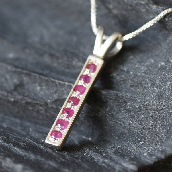 Red Ruby Pendant - Etsy