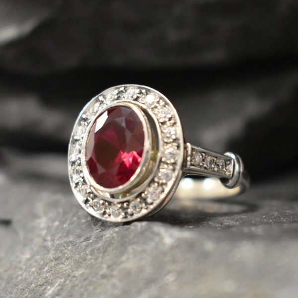 Antique Ruby Ring - Etsy