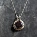 Large Ruby Pendant, Ruby Pendant, Big Ruby Pendant, Created Ruby ...