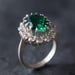Princess Di Ring, Emerald Ring, Princess Diana Ring, Solid Silver Ring ...