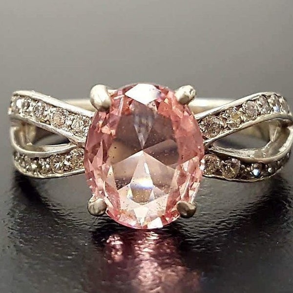 Pink Morganite Ring - Etsy