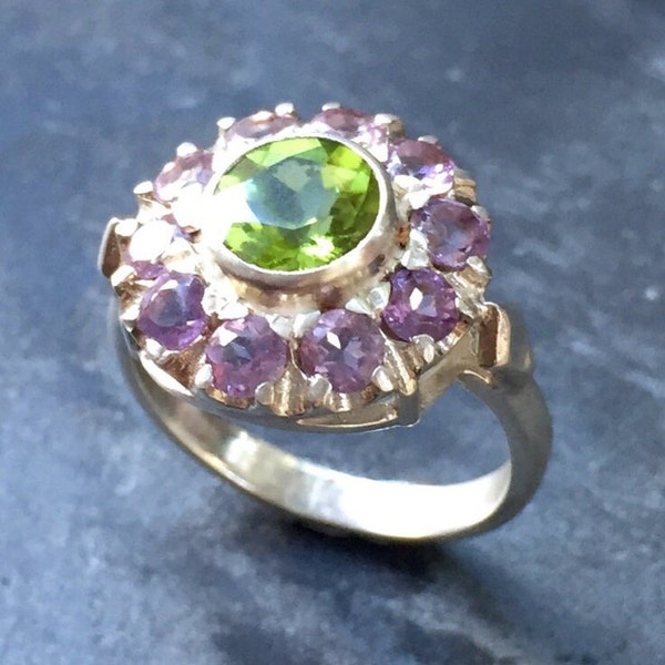 Amethyst and Peridot - Etsy