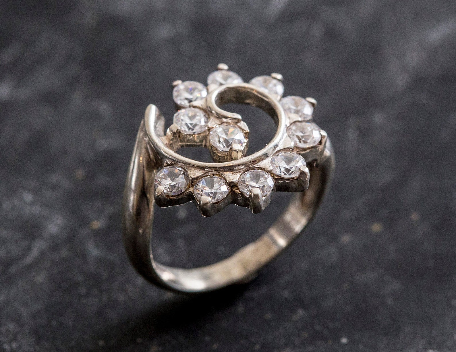 Artistic Ring Created Diamond Ring Diamond Ring Sparkly - Etsy UK