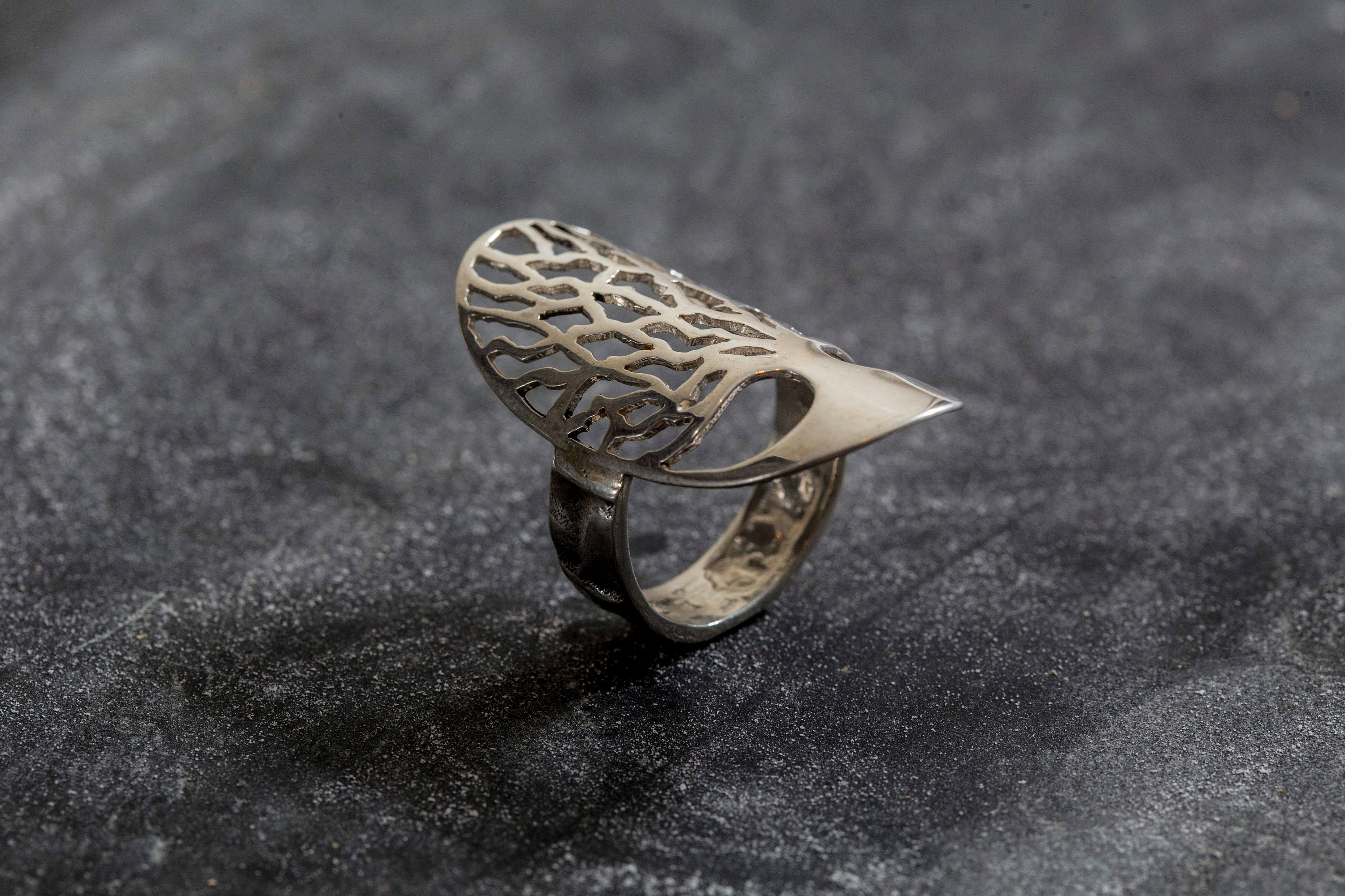 Tree Ring Silver Tree Ring Statement Ring Unique Ring Tree | Etsy