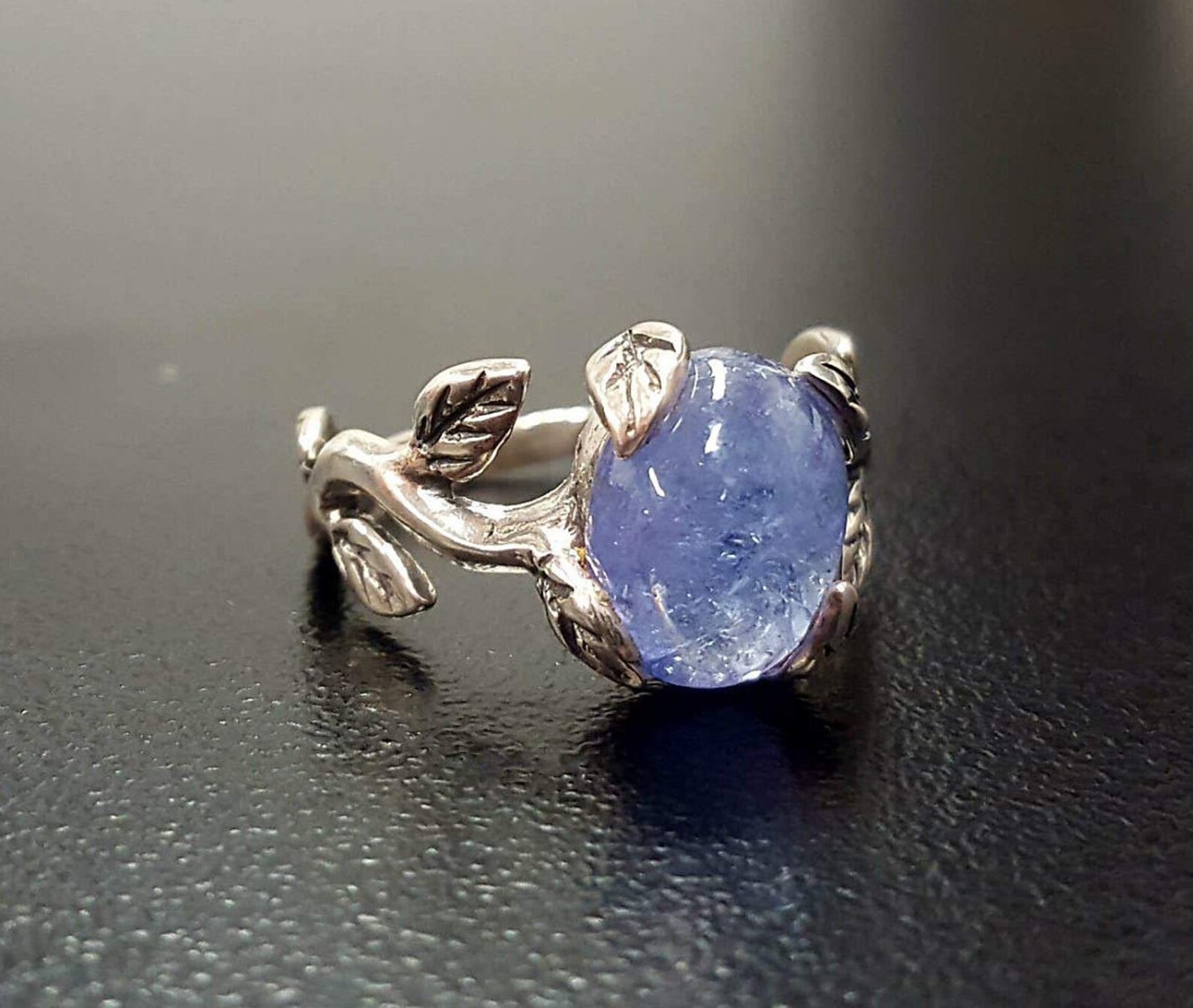 Tanzanite Ring Natural Tanzanite December Birthstone Silver | Etsy