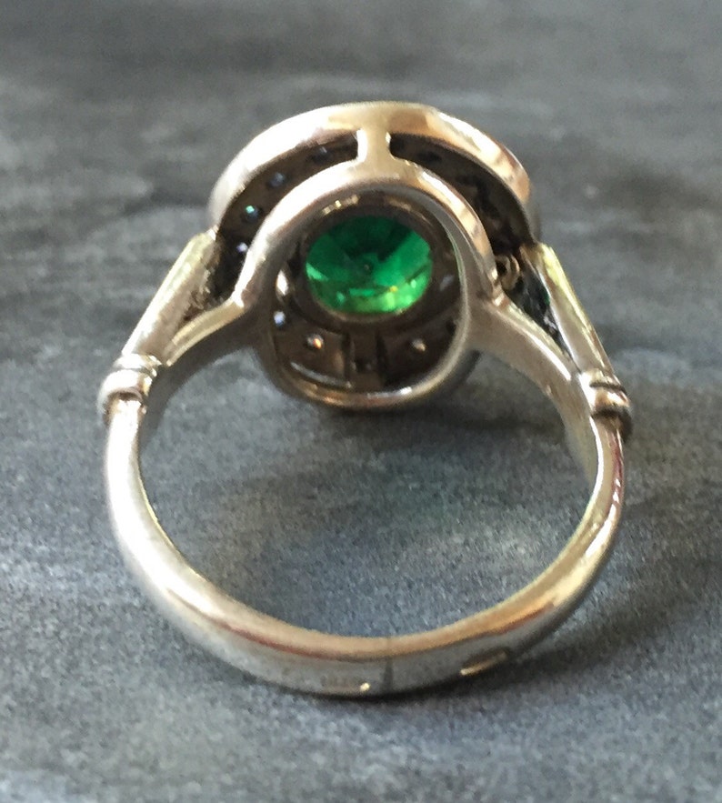Emerald Ring Antique Ring Vintage Ring Antique Emerald - Etsy