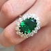 Princess Di Ring, Emerald Ring, Princess Diana Ring, Solid Silver Ring ...