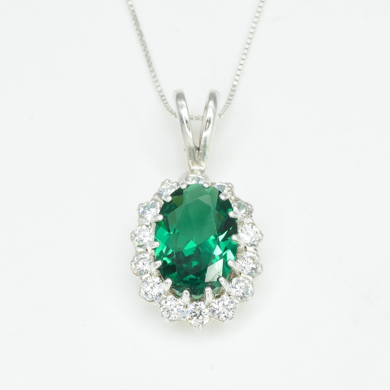 Emerald Pendant - Etsy