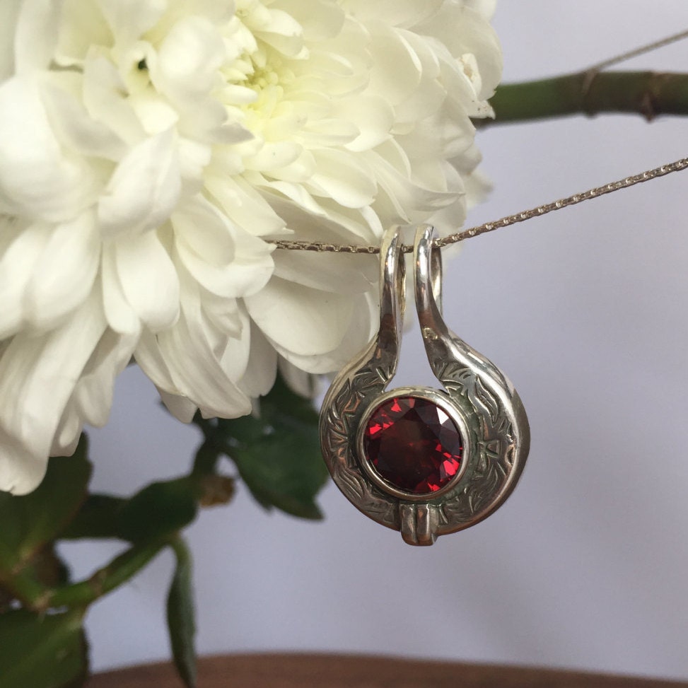 Egyptian Pendant Ruby Pendant Created Ruby Ancient Pendant | Etsy UK