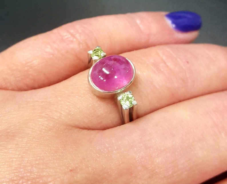 Ruby Ring Natural Ruby Ring July Birthstone Ring Red - Etsy UK