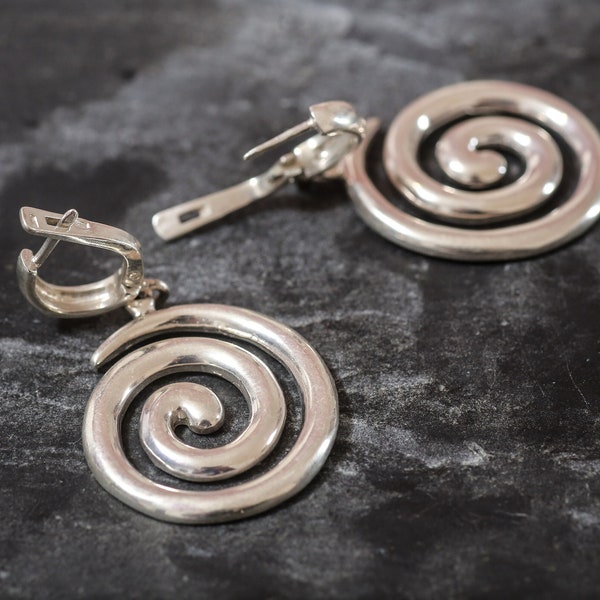 Swirl Earrings - Etsy