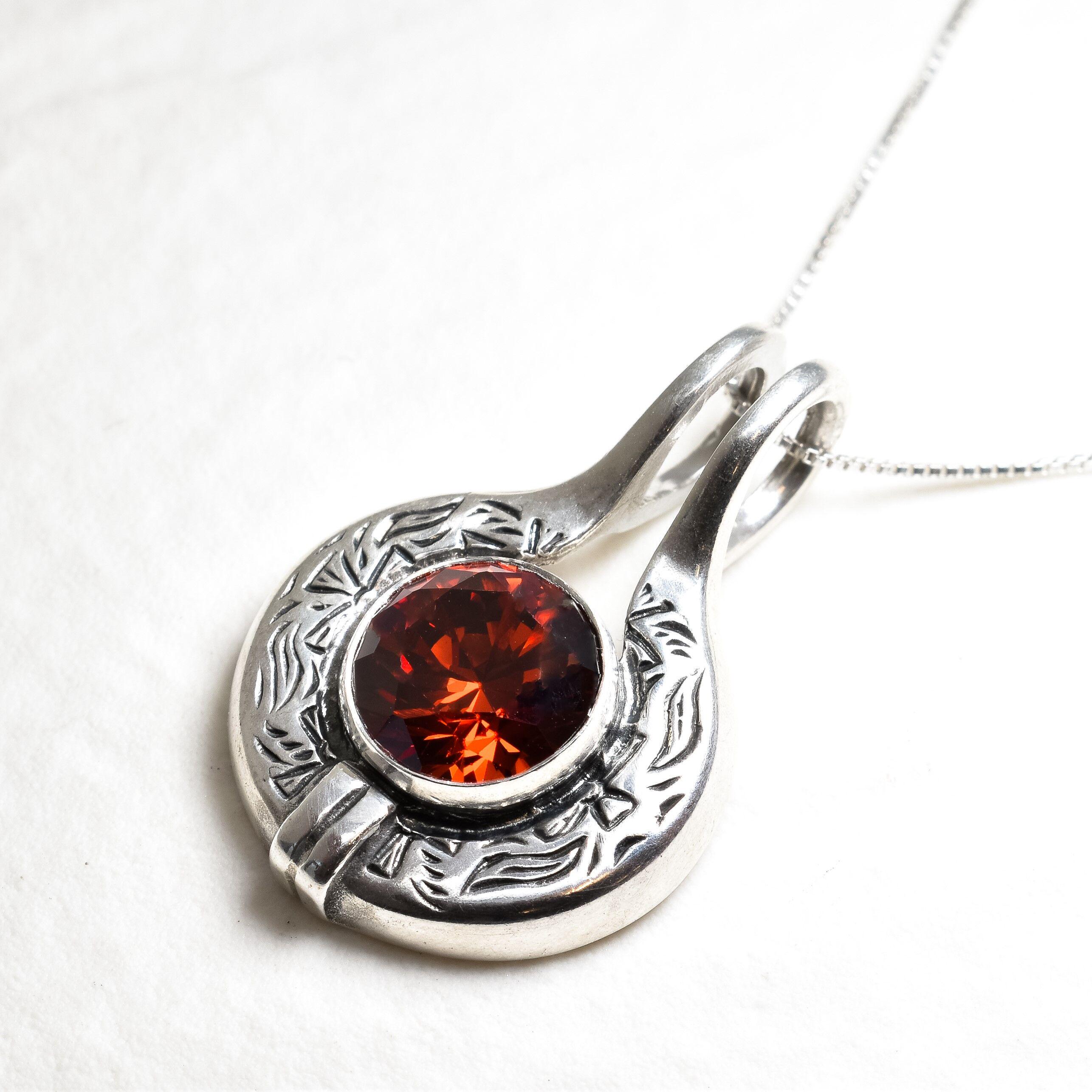 Egyptian Pendant, Ruby Pendant, Created Ruby, Ancient Pendant ...