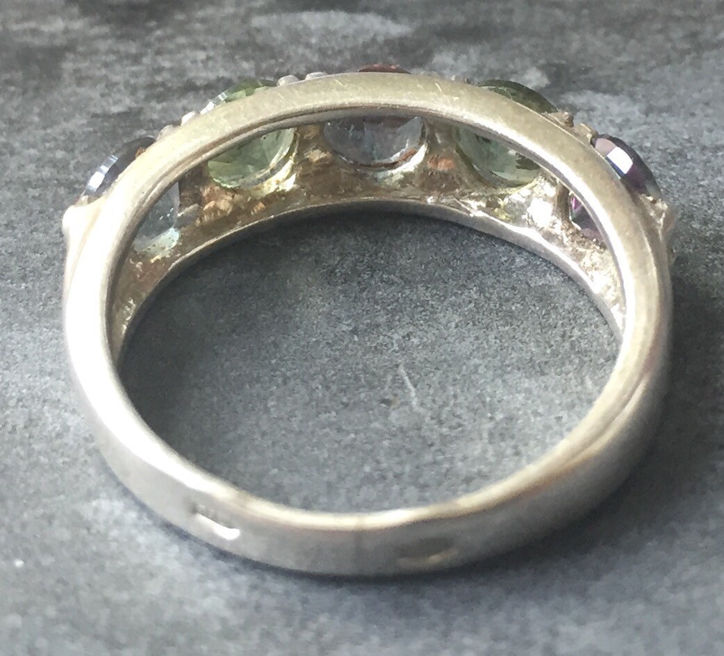 Mystic Topaz Ring December Birthstone December Ring Natural - Etsy UK