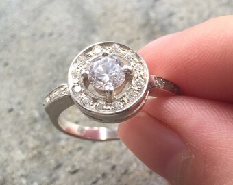 Silver Proposal Ring - Etsy